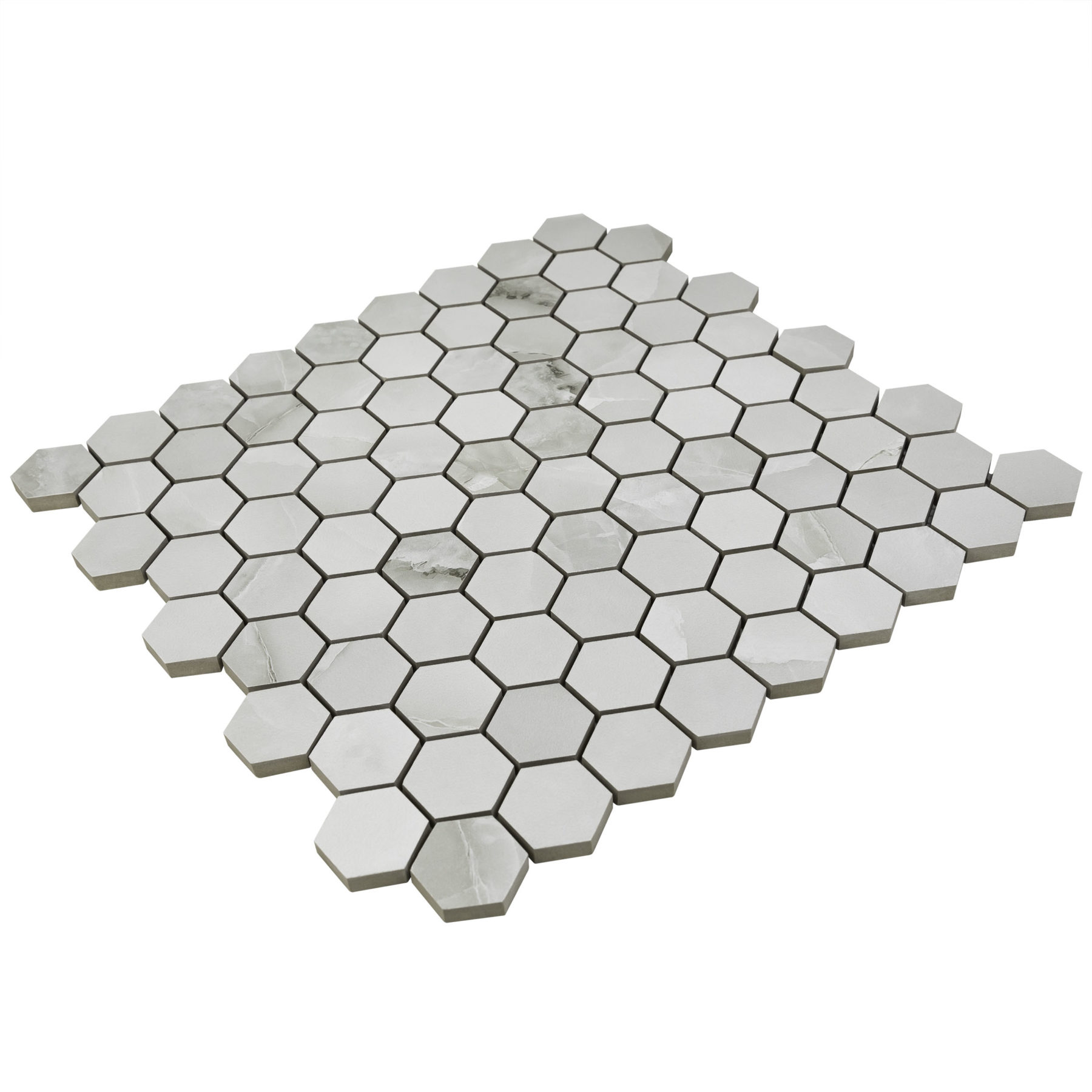 Dusky Onyx Hexagon Mosaic Matte - Anthology