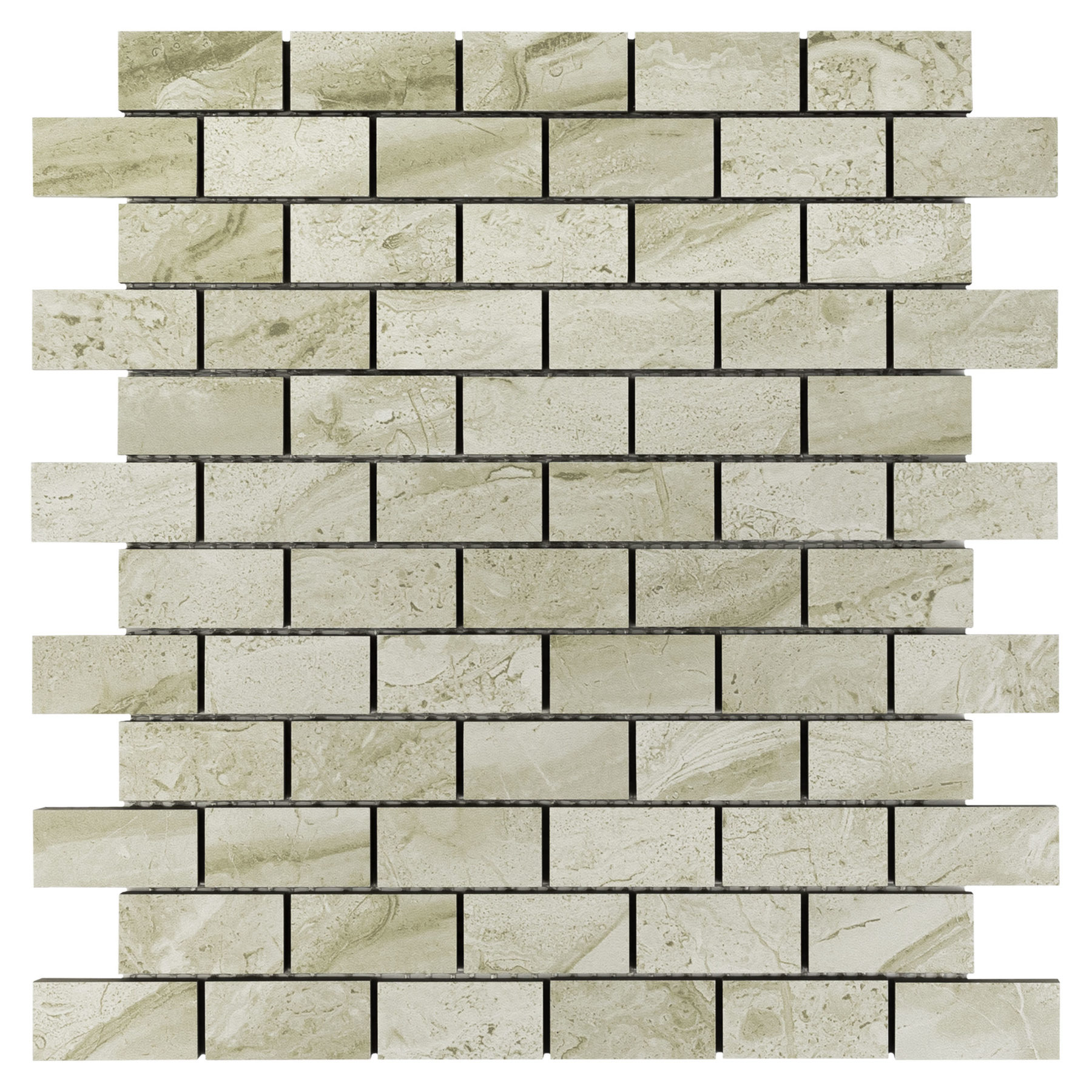 Misty Silk 1x2 Mosaic Matte - Anthology Tile